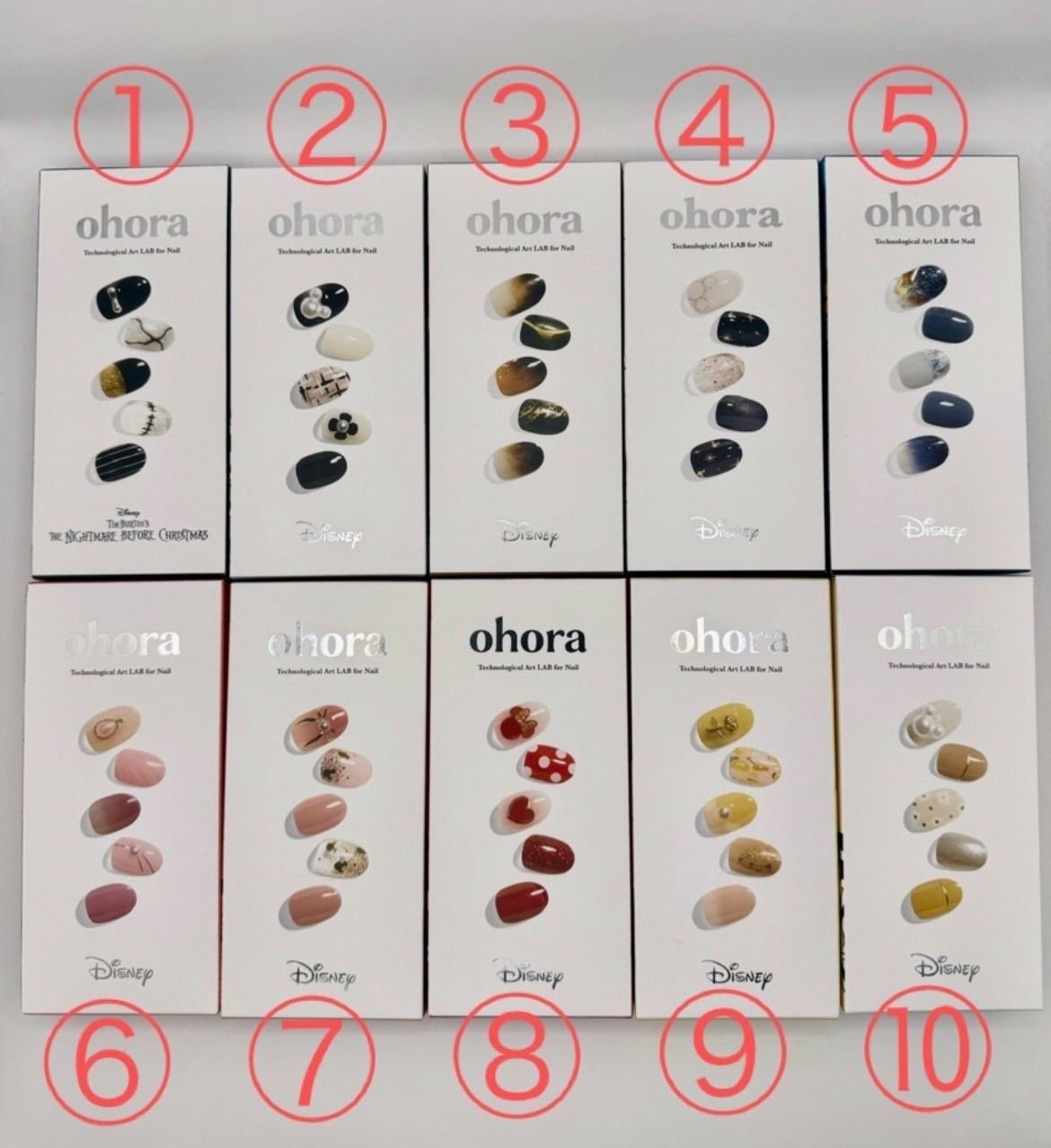 ohora(オホーラ)セミキュアジェルネイル☆ディズニーコラボ① - メルカリ