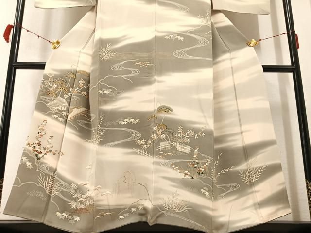 平和屋着物○訪問着 友禅 御所解文様 暈し染め 正絹 逸品 AABB3659ph