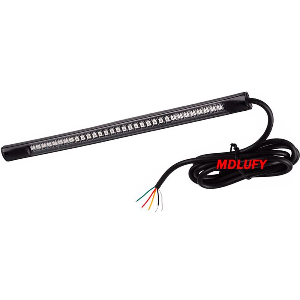 【数量限定】バイク 汎用 バイク レッド信号ライトテール ledテールランプ 高輝度 赤い 防震 12V バイクウインカー 48SMD 防水 ...