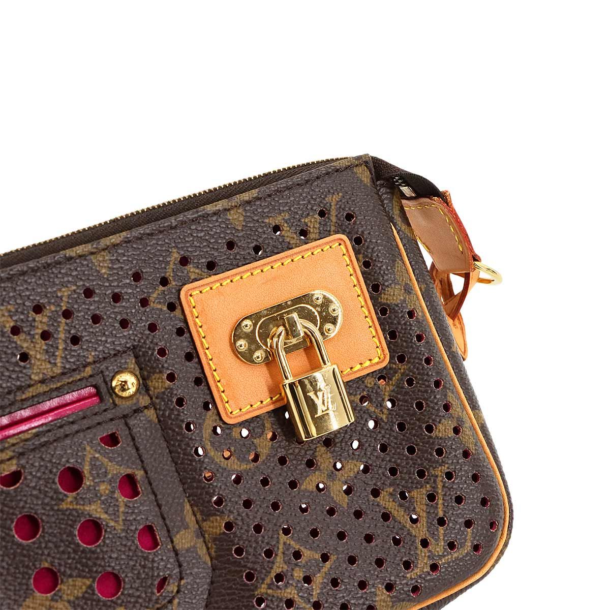 新品同様 ルイ ヴィトン バッグ モノグラム ペルフォ ポシェット アクセソワール ハンド バッグ レディース 90282765 【中古】ブランド 新品同様 ルイ ヴィトン LOUIS VUITTON モノグラム ペルフォ