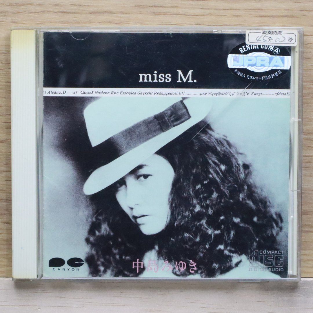国内盤CD★中島みゆき/MIYUKI NAKAJIMA Miss M 4988012203236/【国内盤 /邦楽】G02384 - メルカリ