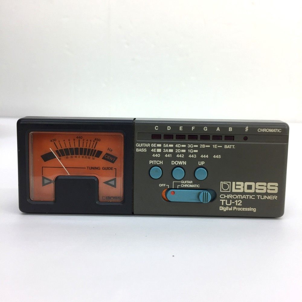 BOSS ボス TU-12 Chromatic Tuner クロマチックチューナー 針式 楽器器材 - メルカリ