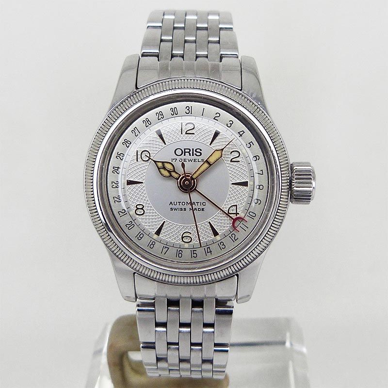 中古オリス【ORIS】 584 7550 4061 M ビッグクラウン ポインターデイト レディース - メルカリ