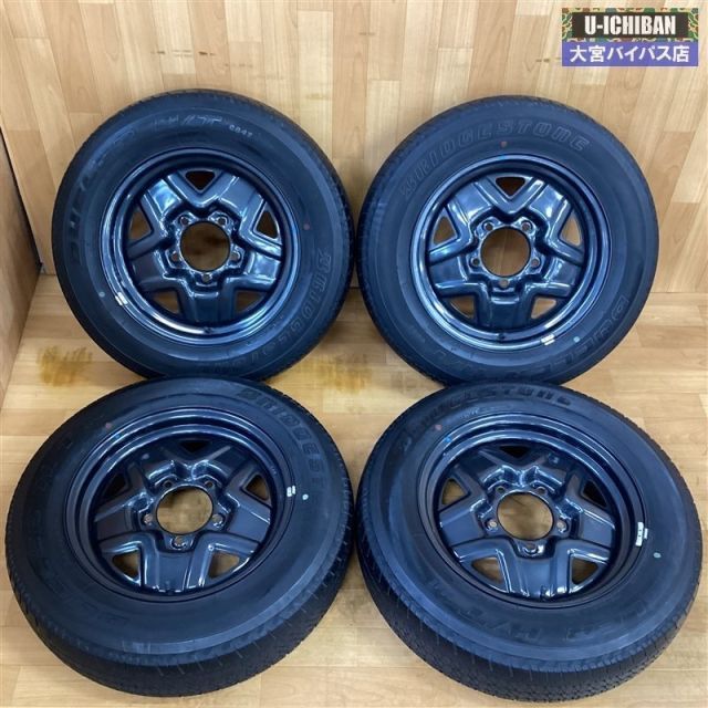 JB64 ジムニー 純正 スチール 16インチ 5.5J +22 5H 139.7 & 175/80R16 2019年製 ブリヂストン ...