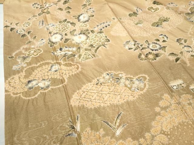 作家物 手描き 絞り 辻が花訪問着（正絹）❣️ 平和屋着物○訪問着 作家