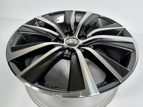 ☆美品☆ ハリアー MXUA80 純正 アルミホイール×1本 ガンメタ/ポリッシュ 18インチ 7J PCD114.3 5穴 ハブ径60 ...