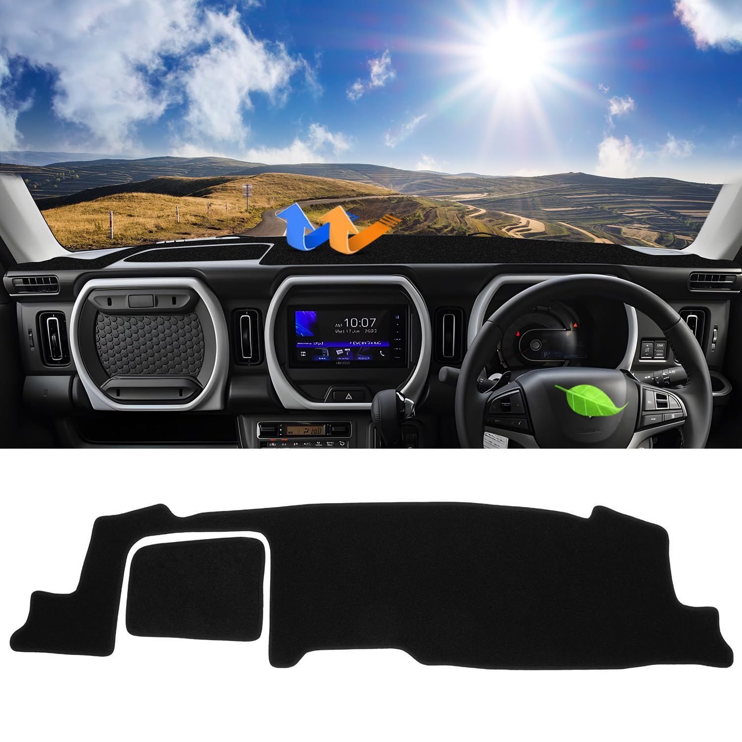 新品 Cartist スズキ ハスラー 2代目 MR52S MR92S ダッシュボードマット ダッシュボードカバー HUSTLER 2020年1月～現行 車種専用設計 映り込み防止 日焼け防止 ...