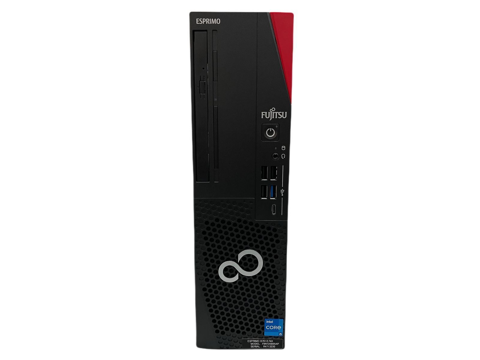 富士通 ESPRIMO D7012/NX デスクトップ 第12世代Intel Core i5-12500 メモリ16GB+SSD256GB ...