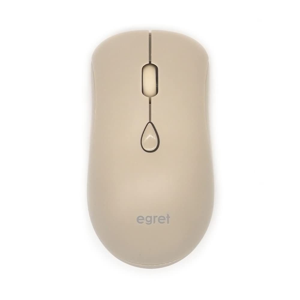 【特価商品】(ミルクティー） SweetiE EM23-S2 EGRET Bluetooth＆2.4G、充電式静音ワイヤレスマウス、2台PC ...