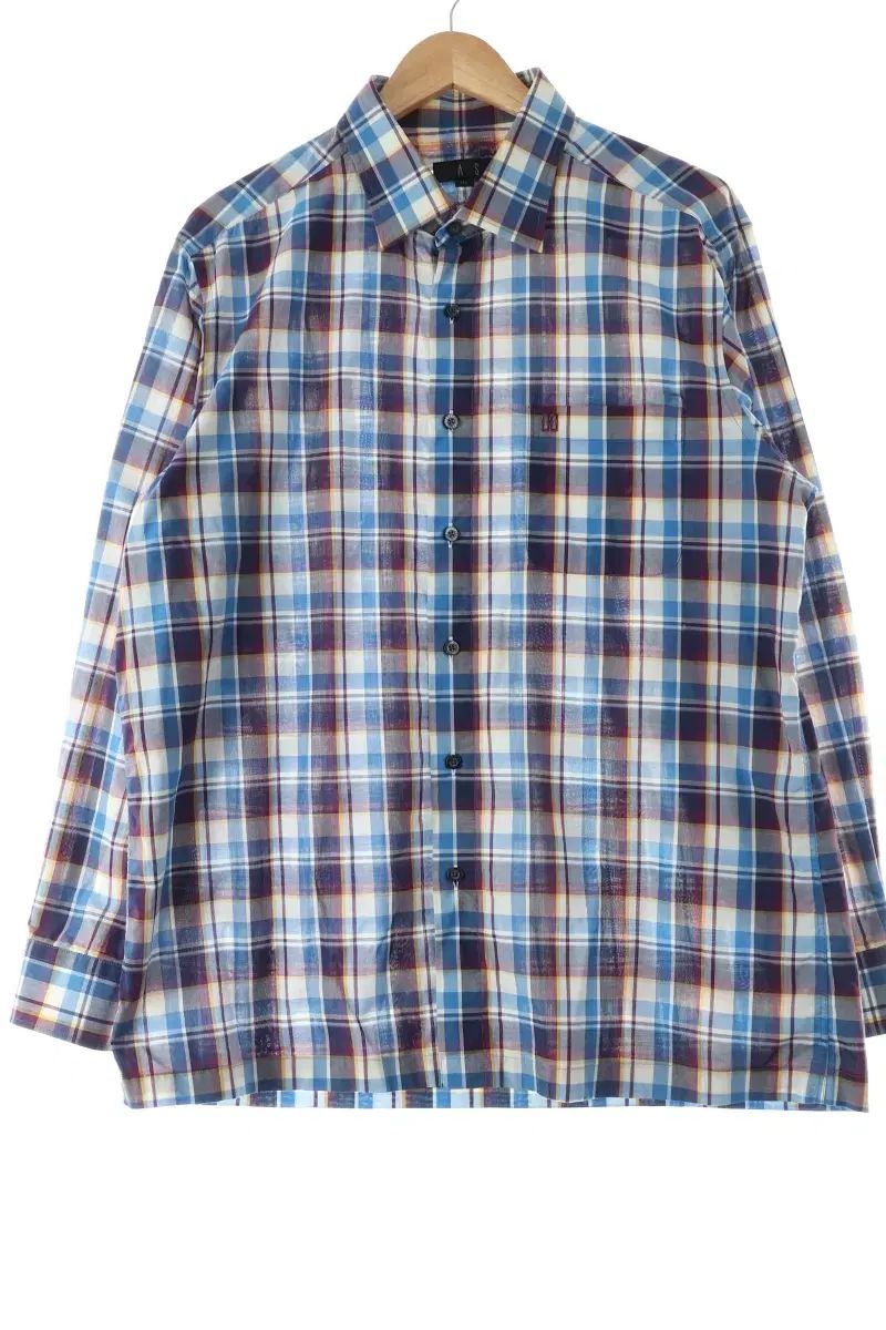 【雷市場（ポンジャン）商品韓国直送】 （ 2XL ） DAKS(ダックス) シャツ オーバーサイズ 青 チェック- 10F71 - メルカリ