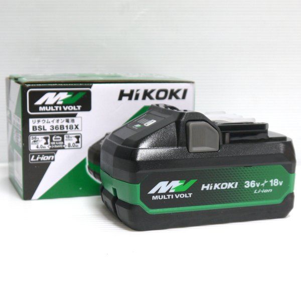 HiKOKI マルチボルト蓄電池 BSL36B18X 美品 36V 4.0Ah 18V 8.0Ah 純正品 リチウムイオンバッテリー ハイコーキ ≡DT3933- - メルカリ