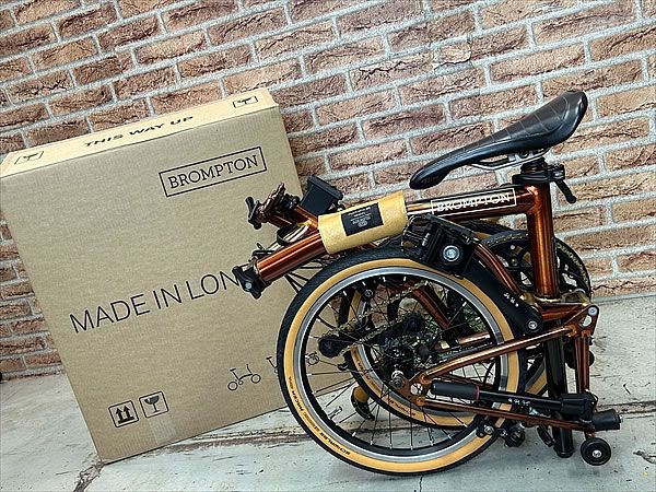 大特価sale!! 美品!! BROMPTON M3L FLAME LACQUER S2L CUSTOM CHRIS KINselle ITALIA Flite BONNIE ブロンプトン ...