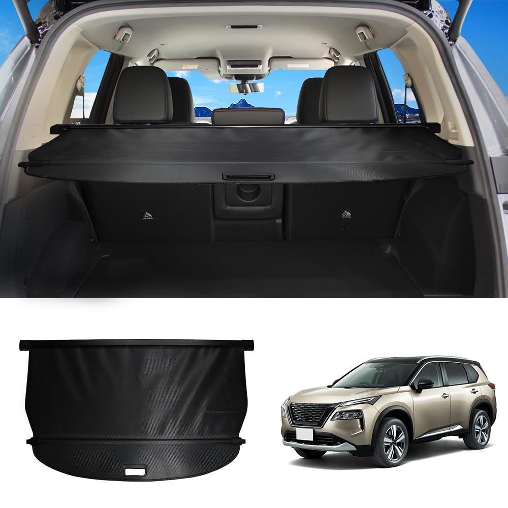 新品 エクストレイル T33系 トノカバー 専用設計 新型 X-TRAL T33 SNT33 T33型 トノカバー ロールシェード プライバシー保護 ラゲッジ収納 荷室整理 ランクカバー 内装 ...