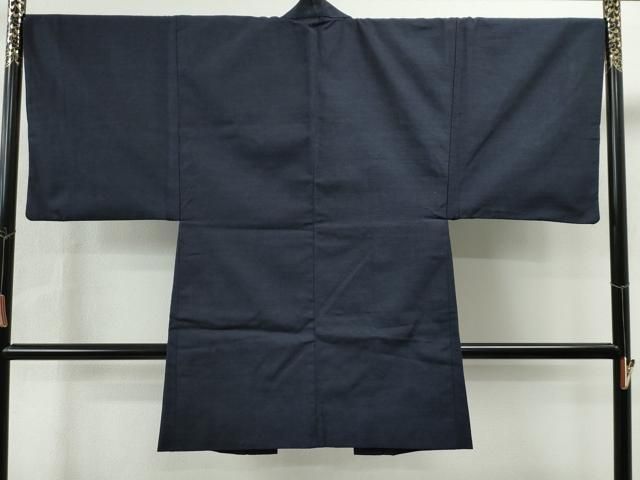 平和屋着物○男性 結城紬 アンサンブル 杢 証紙付き 正絹 逸品