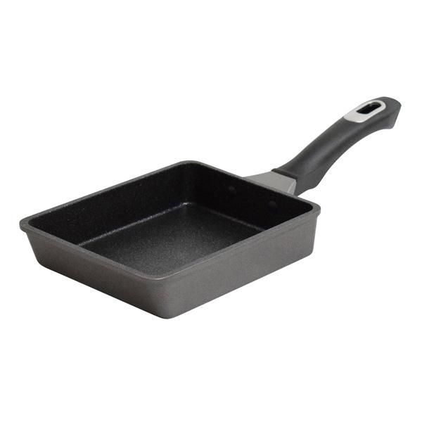 玉子焼き器 フライパン 卵焼き器 アルミ 鋳物製 IH対応 直火 ガス対応 日本製 熱伝導 厚底 深い テフロンコーティング れ付きにくい お ...