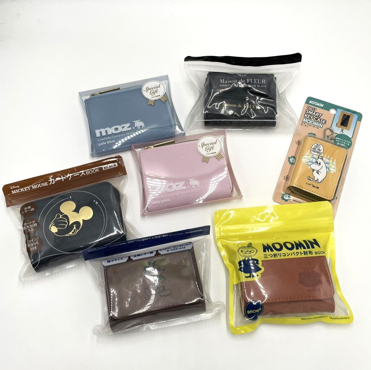 【K578】キャラクター小物おまとめ7点セット/ムーミン/ミッキーなど/スマートキーケース/三つ折りコンパクト財布/ウォレット - メルカリ
