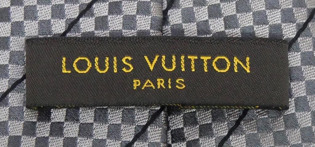 ルイ・ヴィトン LOUISVUITTON クラヴァット・エク M74147 グレー