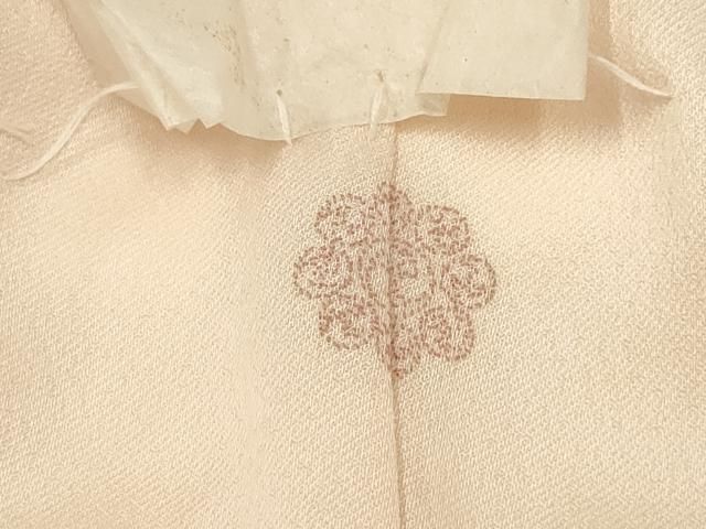 平和屋着物○訪問着 刺繍 枝花文 たたき染め 正絹 逸品 CAAW3925vf