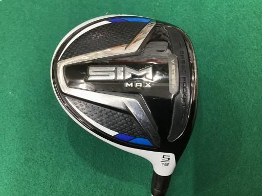 【中古】 テーラーメイド SIM MAX 5W レディース フェアウェイウッド FW TENSEI BLUE TM40(FW) (フレックスL) レディース 女性用 右利き 右用 Cランク ...
