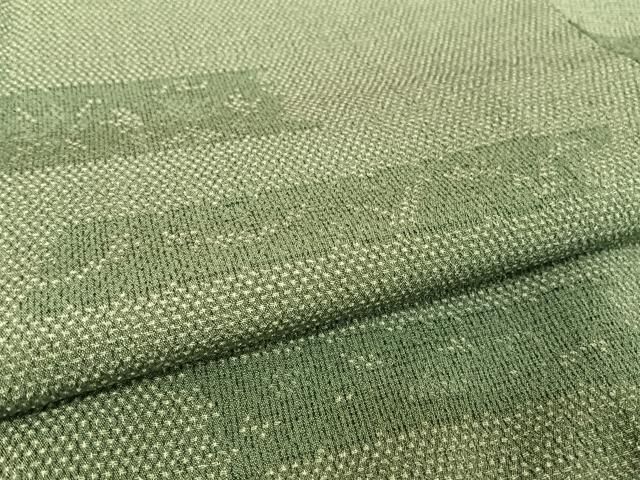 平和屋着物○白鷹お召 霞花文 正絹 逸品 AAAU0074np - メルカリ