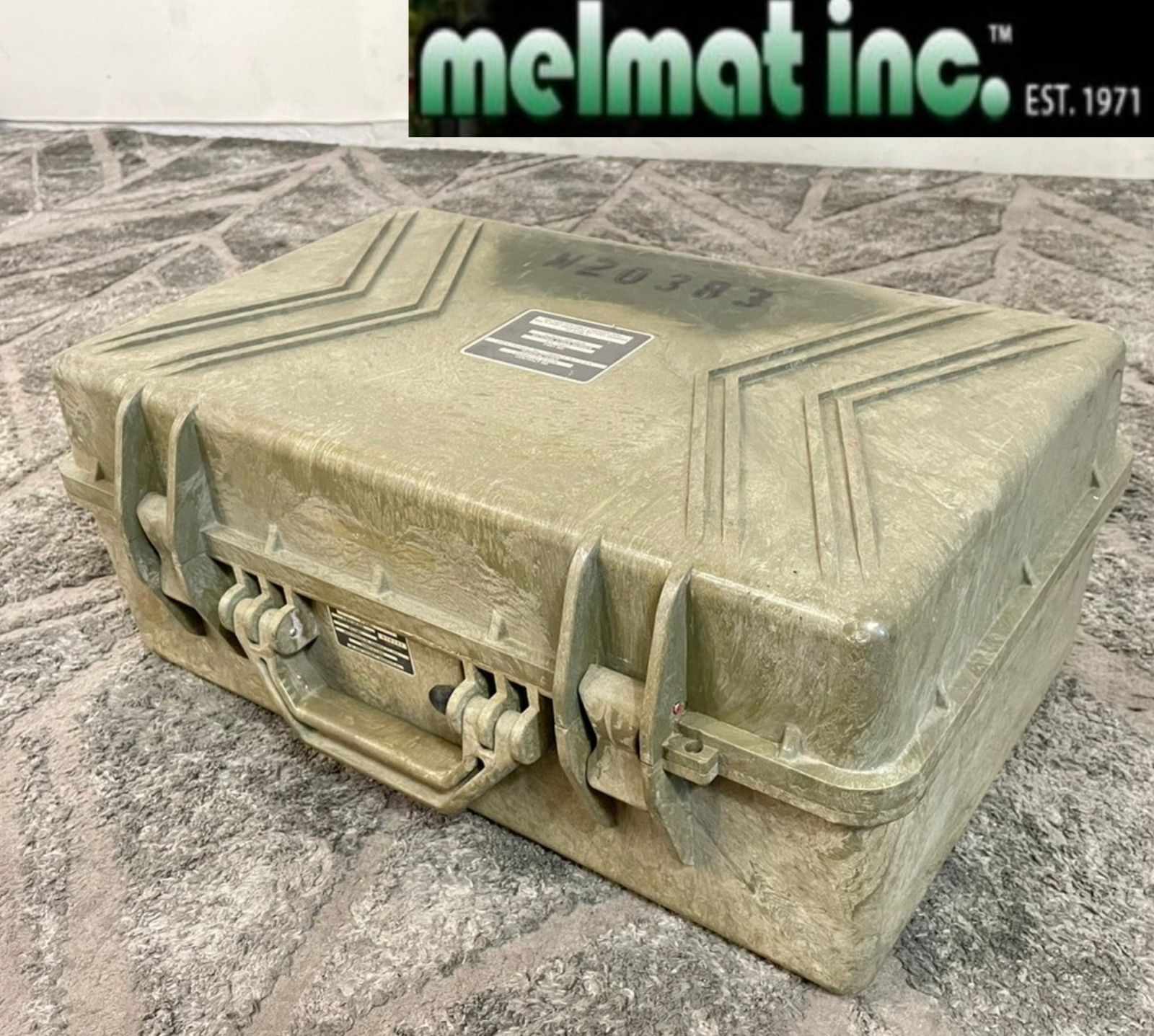 ☆1点だけ入荷！新規出品しました☆【米軍放出品】Melmat ハードケース ツールボックス 道具箱 工具箱 KUDL-PAK CASES ...