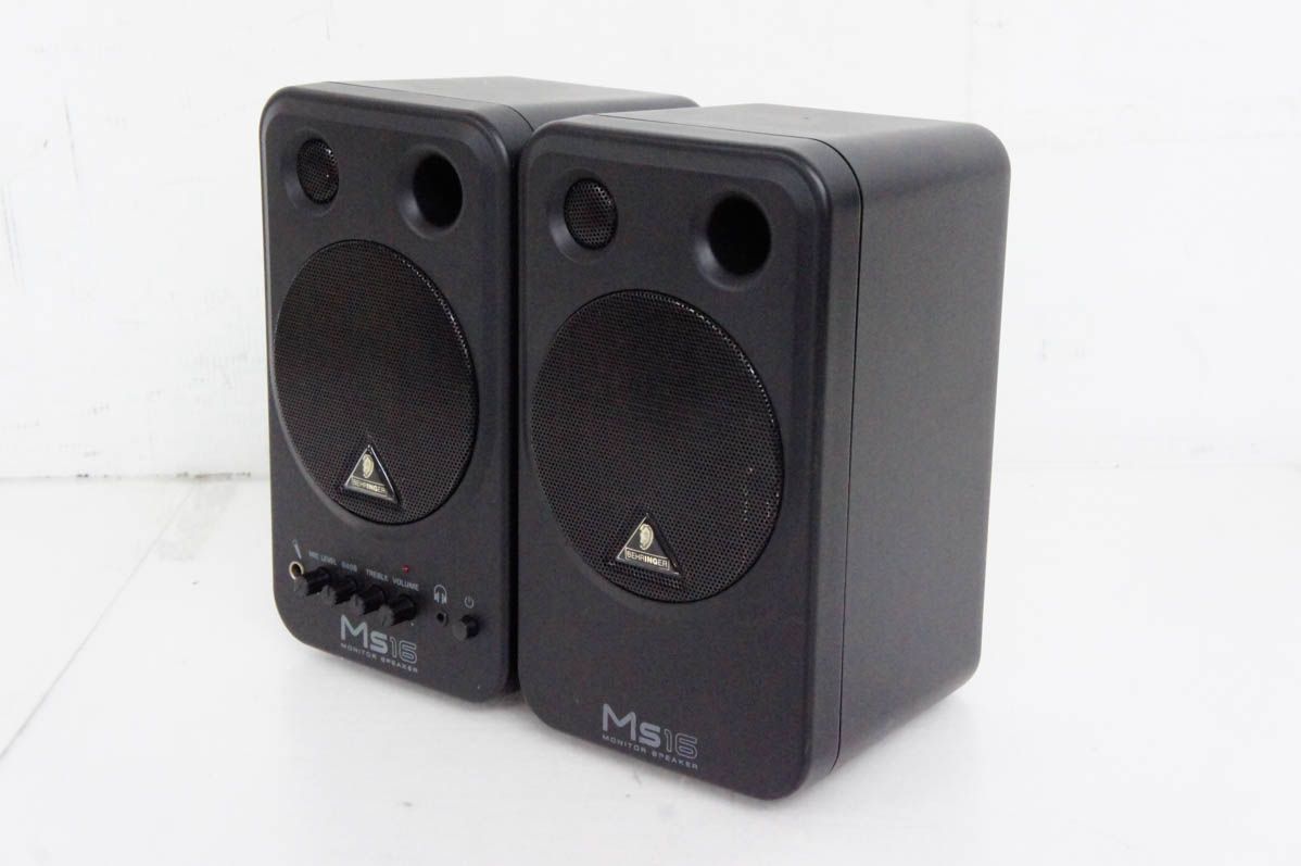 【中古】Behringerベリンガー スタジオモニター MS16 スピーカー - メルカリ