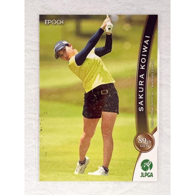 EPOCH 2021 JLPGA OFFICIAL TRADING CARDS 日本女子プロゴルフ協会 レギュラーカード 04 小祝さくら ☆ - メルカリ