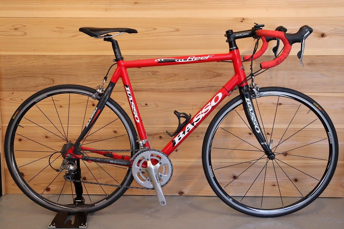 バッソ BASSO リーフ REEF 2010 560サイズ シマノ 105 5600 10S アルミ カーボンバック ロードバイク 【千葉店 ...