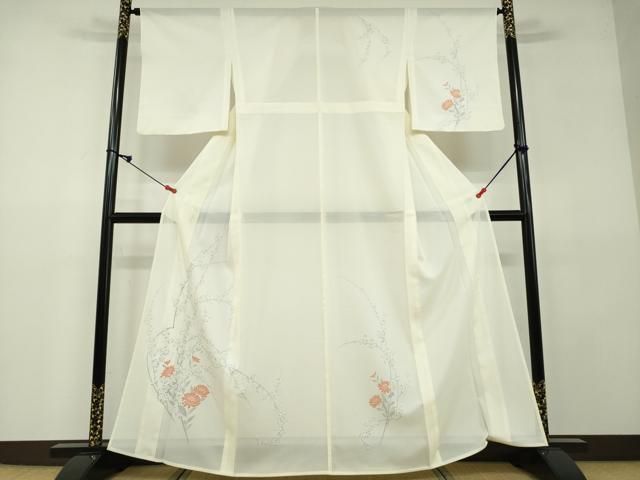 平和屋本店□極上 夏物 洗える最高級着物 ＜英＞はなぶさ謹製 小紋