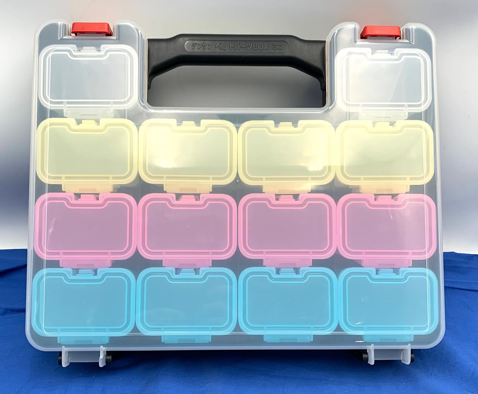 【美品】デンサン ベルトパーツBOX ミニ BPS-3814 透明 - メルカリ