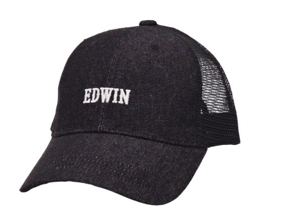サンプル【アウトレット】edwin CAP エドウィン キャップ ブラック 帽子 誠実堂製帽所 セイジツドウセイボウショ せいじつどうせいぼう ...
