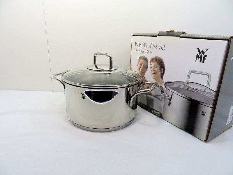 s24g-570k【中古】WMF Profiselect ヴェーエムエフ 両手鍋 ステンレス 20cm 3.3L IH対応 - メルカリShops