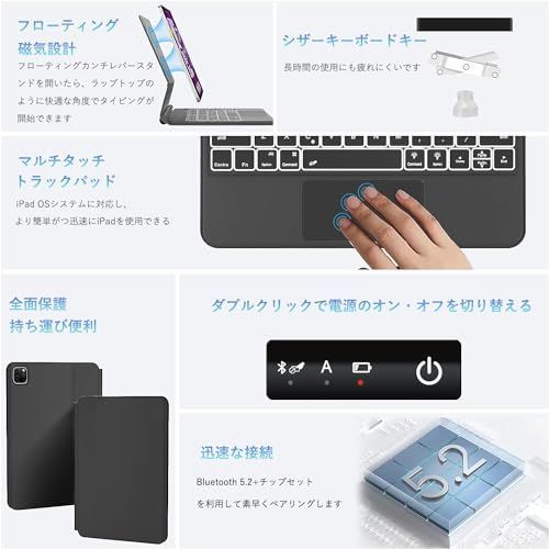 12.9 マジックキーボード iPad Pro 12.9インチ IVEOPPE iPad Pro 12.9 マジックキーボード iPad Pro 12.9インチ IVEOPPE iPad Pro