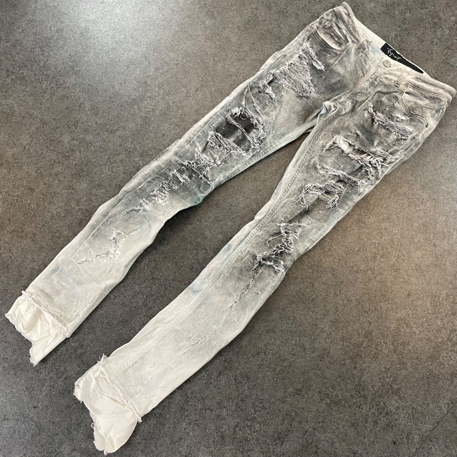 Made in Japan Fagassent SOYU Toshiki Aoki Damage Jeans Stretch 日本製 ファガッ ...