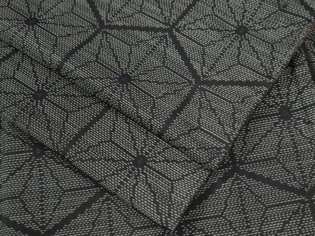 平和屋着物○本場大島紬 亀甲麻の葉文 正絹 逸品 CAAU3098yc - メルカリ