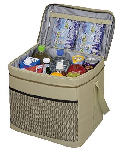キャプテンスタッグ(CAPTAIN STAG) 保冷バッグ ソフト クーラーバッグ 折り畳み収納可能 【6/10/15/24/30/35L】 【シルバー/カーキ】 デリス - メルカリ