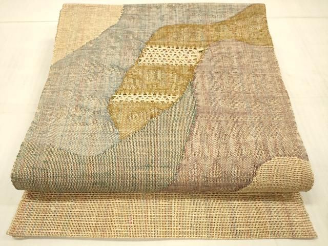 平和屋着物＊夏物 九寸名古屋帯 網目文 節約 DAAY8016cm 平和屋着物