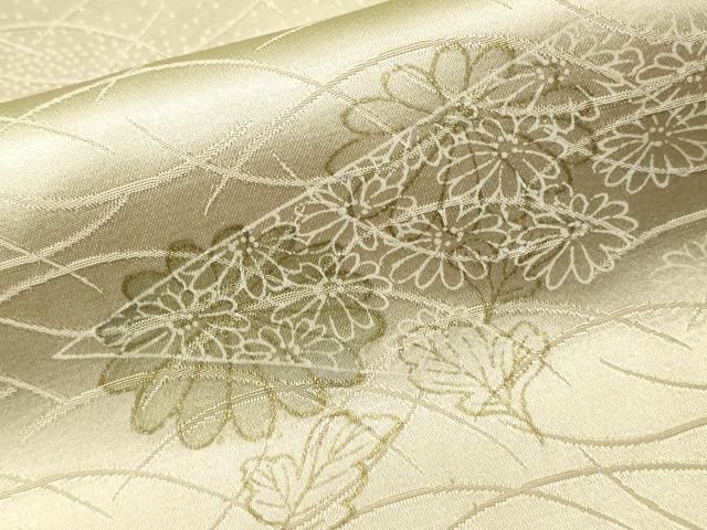 平和屋着物□上質な小紋 舞草花文 暈し染め 正絹 逸品 AAAW5068mf