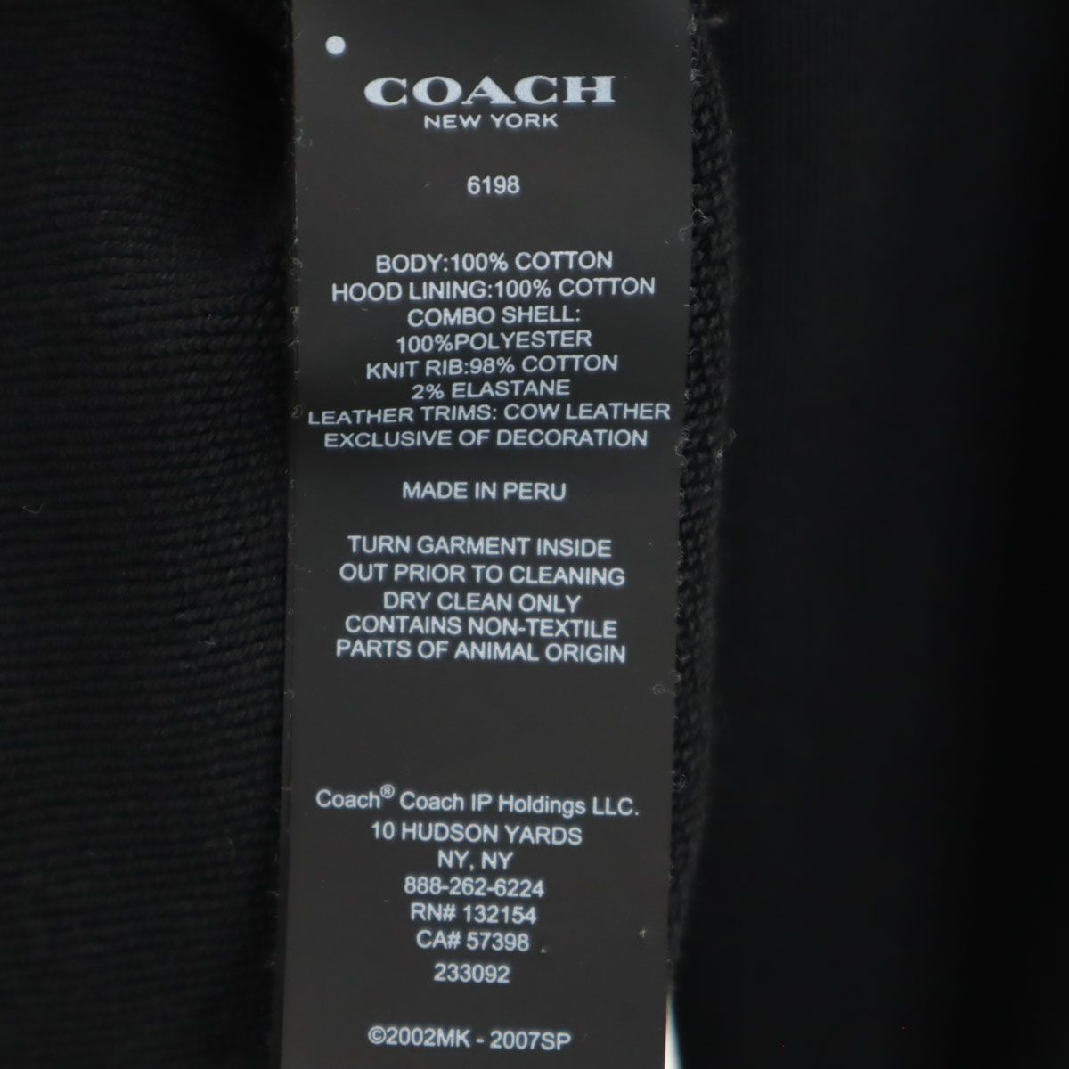 COACH コーチ NARUTO ナルト コラボ 長袖 スウェットパーカー XS