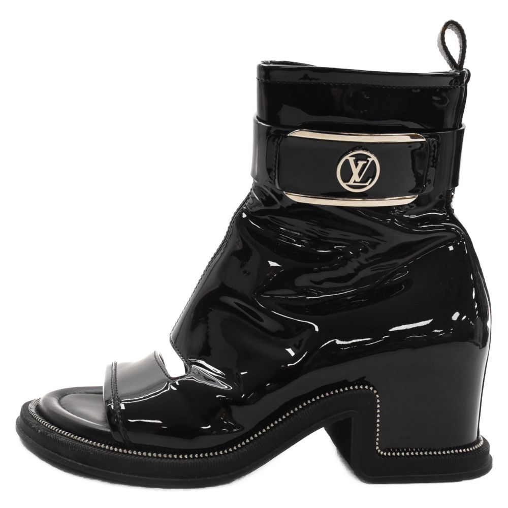 LOUIS VUITTON (ルイヴィトン) 22SS ムーンライト ライン アンクルブーツ レディース ブラック NL1221 - メルカリ