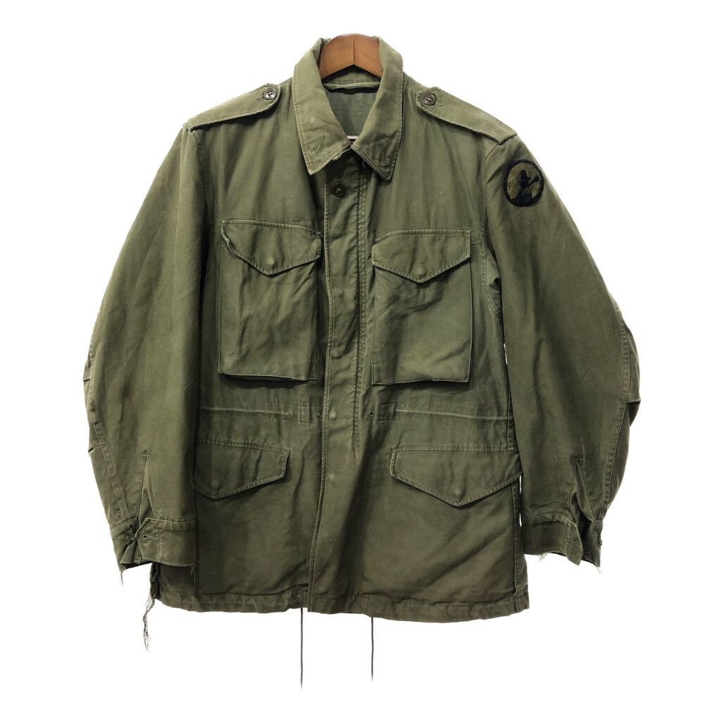 50年代 米軍実物 U.S.ARMY M-51 フィールドジャケット ヴィンテージ ミリタリー カーキ (メンズ SMALL REGULAR ...