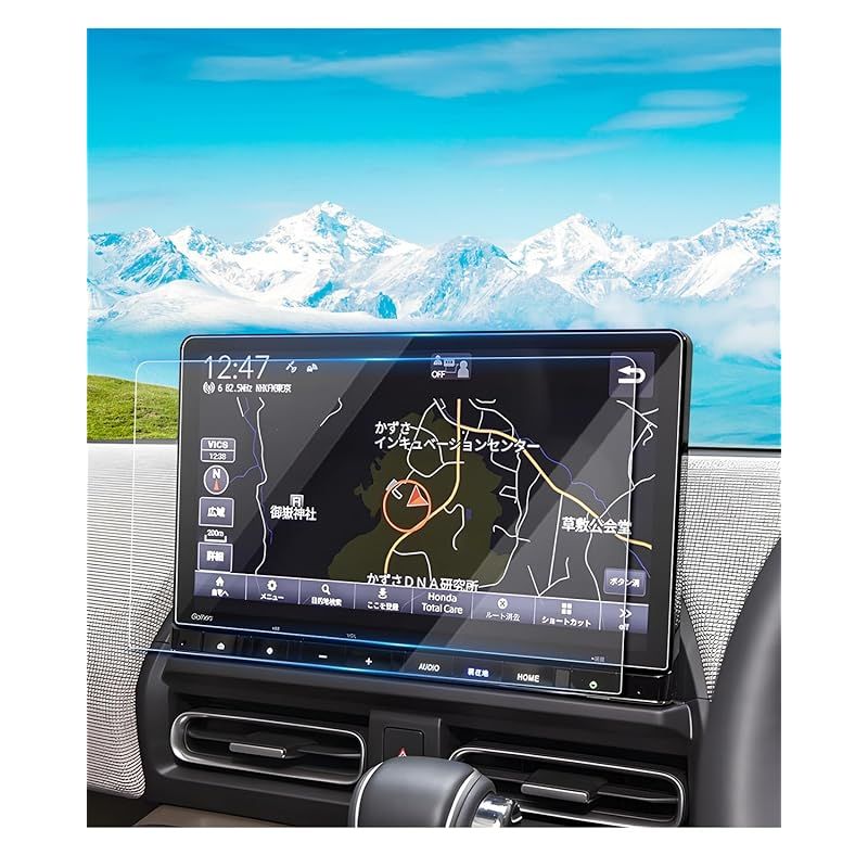 ruiya 【強化ガラス2枚】 2024 新型 ホンダ フリード 3代目 GT系 専用 11.4インチ Honda CONNECT LXM-247VFLi フィルム カーナビ 保護フィルム ...