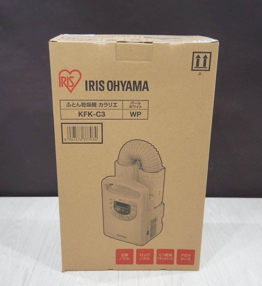 【未使用品】ふとん乾燥機 カラリエ KFK-C3-WP - メルカリ