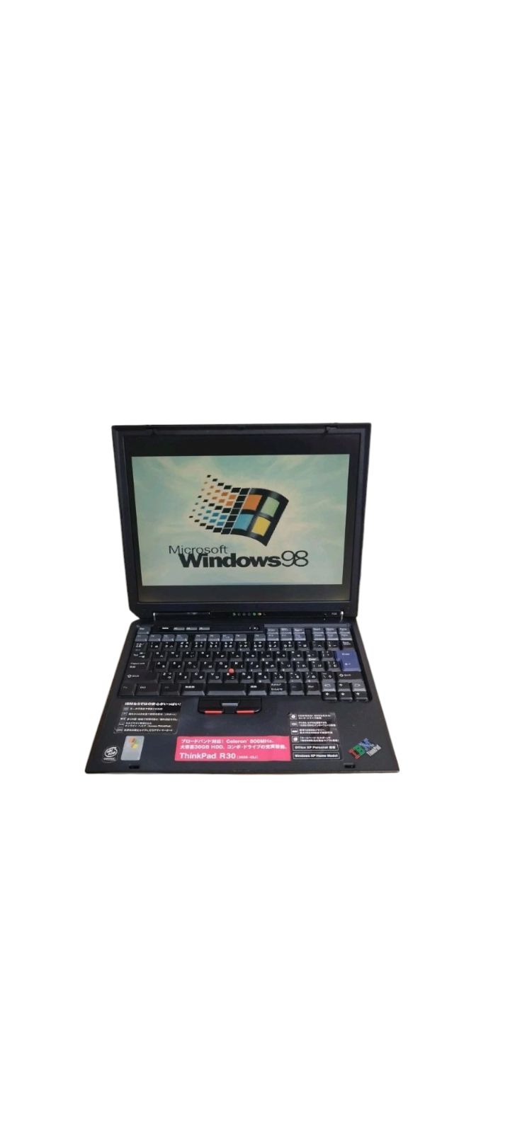 #IBM #ThinkPad R30 #レトロPC #Windows98 #ビンテージPC #コレクターズアイテム #レトロコンピューター ...