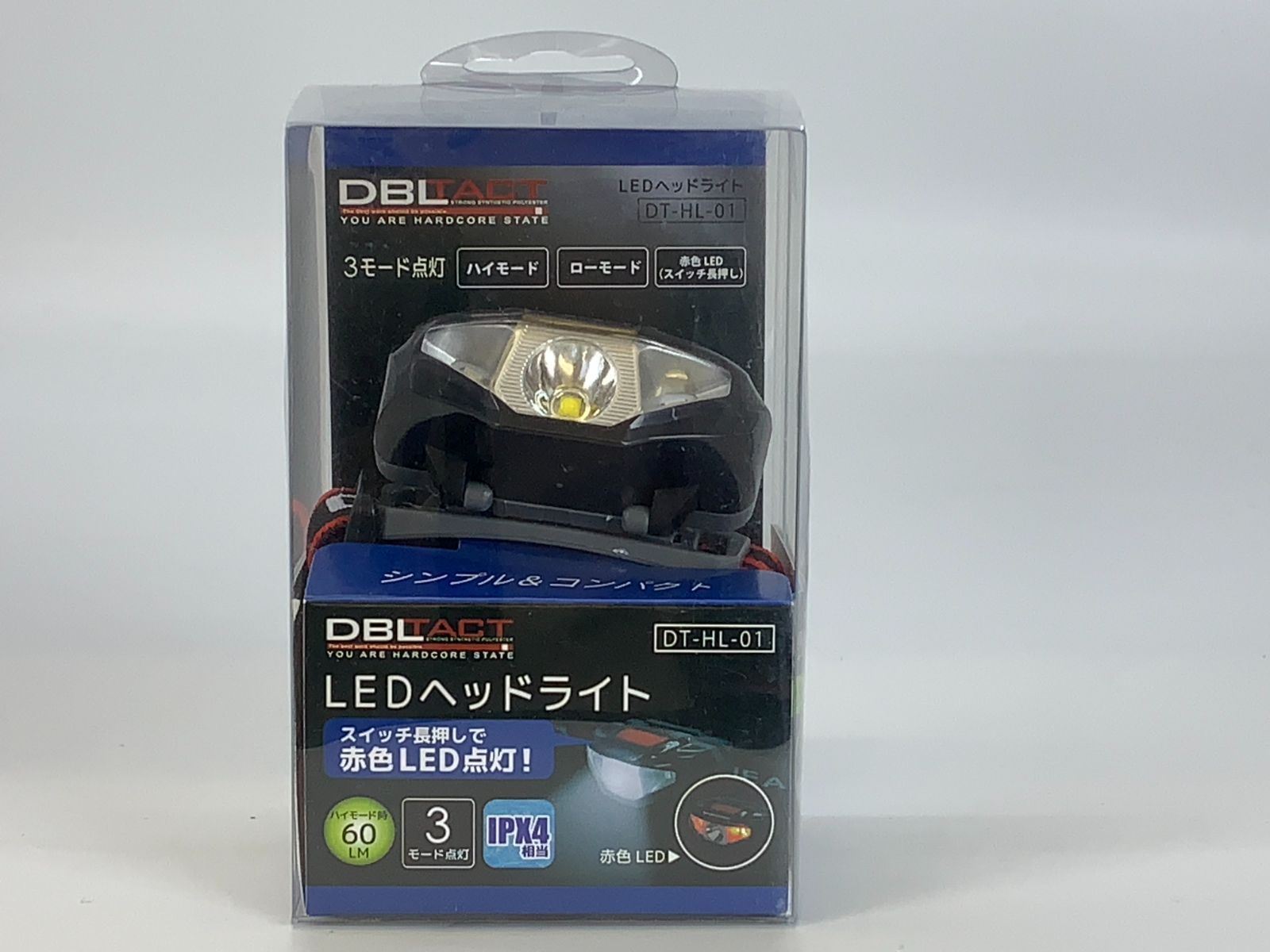 DBLTACT 三共コーポレーション LEDヘッドライト DT-HL-01 単3アルカリ乾電池×1本 85 - メルカリ
