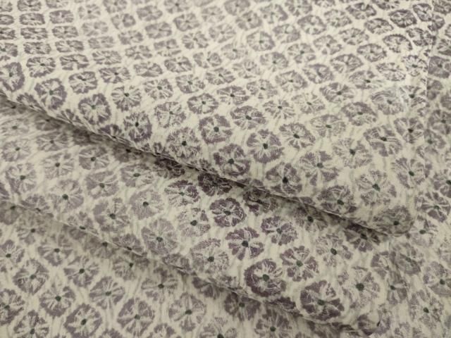 平和屋着物○上質な小紋 市松文様 伊と幸 ロング丈 反端