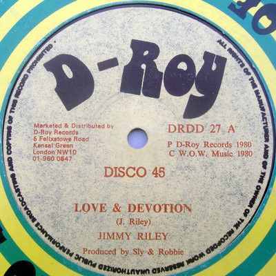 英12” Jimmy Riley Love & Devotion DRDD27 D-Roy Records /00250 - メルカリ