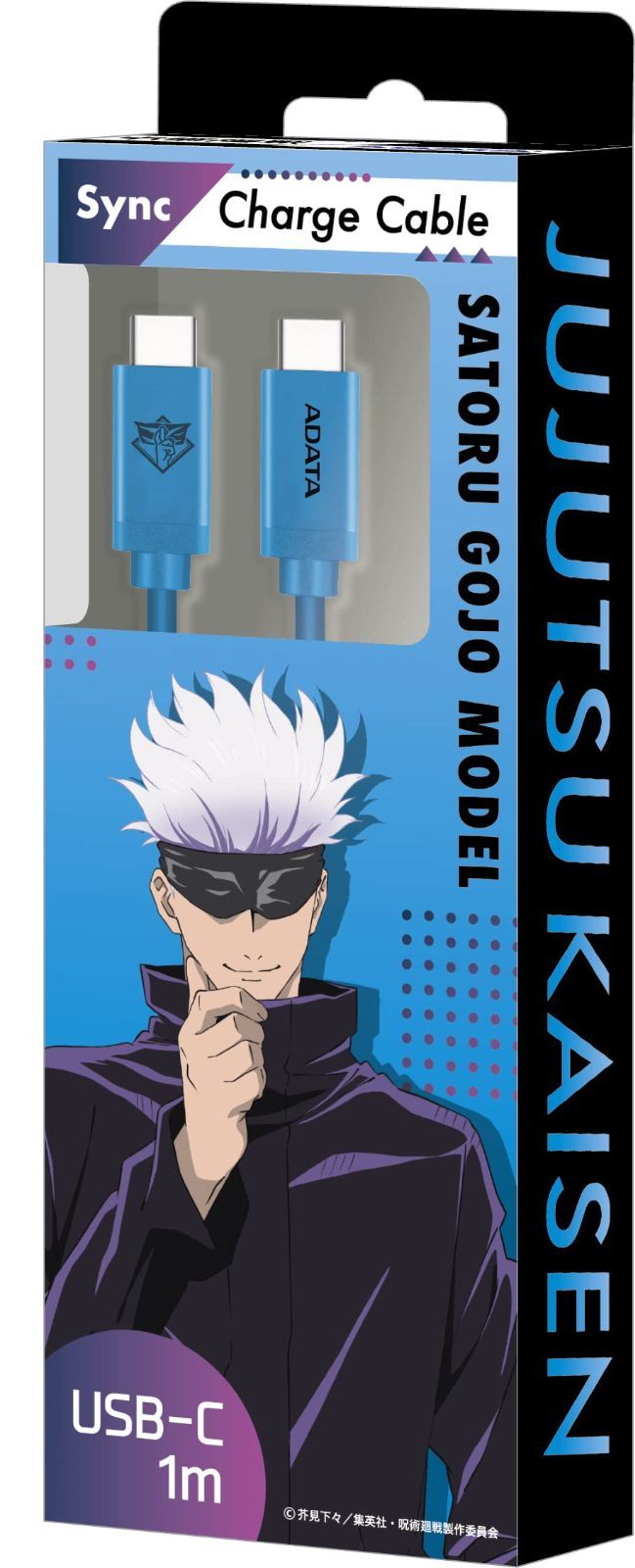 【新着商品】1m 五条悟(ごじょうさとる) Cable 5Gbps Gen1 3.2 ケーブル TYPECC-1M-GOJO USB-C ...