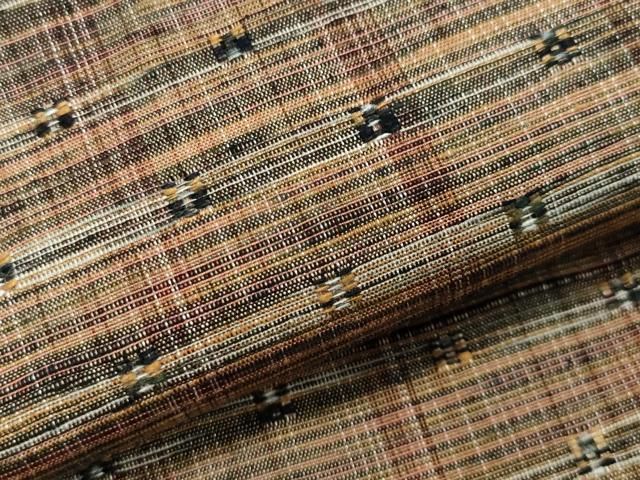 平和屋着物▽上質な紬 単衣 花織 霞文 正絹 逸品 CAAV8881gh - メルカリ