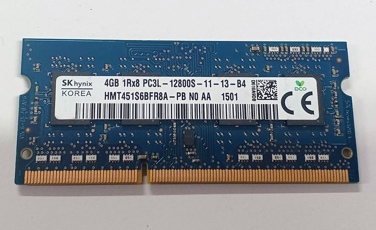 SK hynix 4GB 1Rx8 PC3L-12800S-11-13-B4（HMT451S6BFR8A-PB）SODIMM 204PIN（E） - メルカリ
